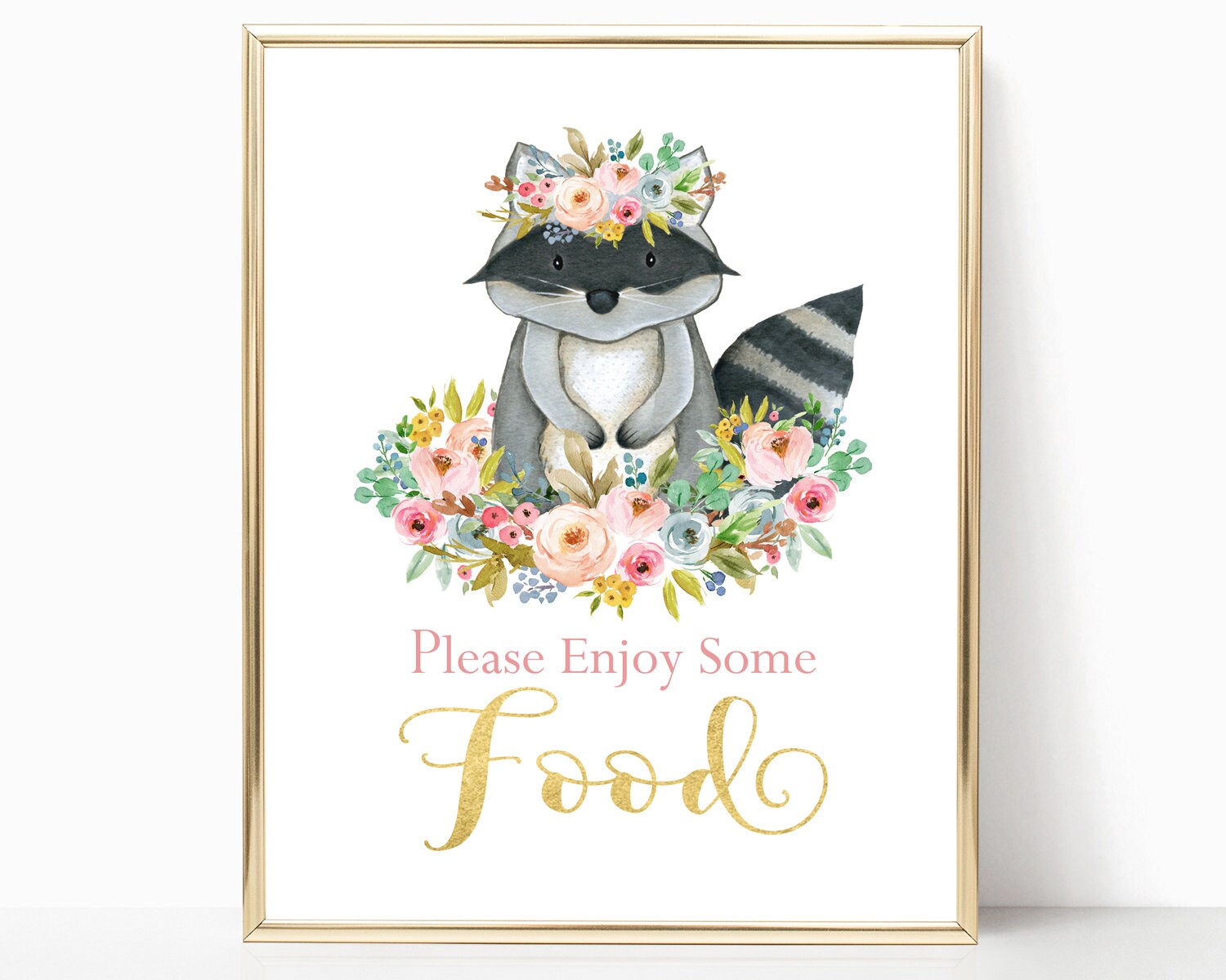 Baby Shower Food Table Sign Printable Food Table Sign Food | Etsy