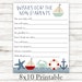 Nautical Wishes for Parents, Baby Shower Advice Cards, Advice for ...