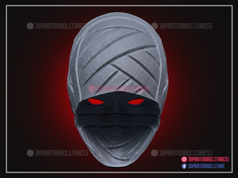 Moon Knight Mask Marvel Cosplay Helmet STL File 3D Print | Etsy
