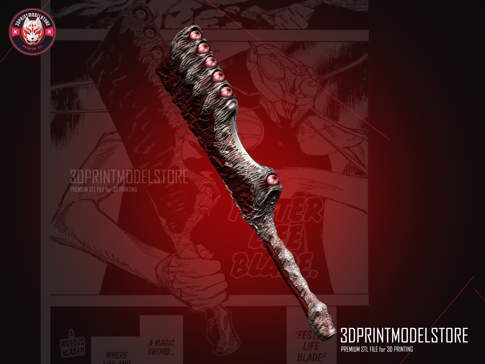 Festering Life Sword Blade Crused Tool Weapon Jujutsu - Etsy