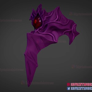 Japanese Ghoul Mask - Anime Japan Cosplay Halloween Helmet - Etsy