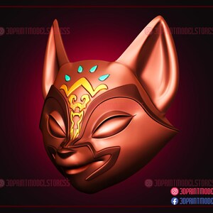 Taro Mask Bug - Kena Bridge of Spirits STL File for Cosplay, Halloween ...