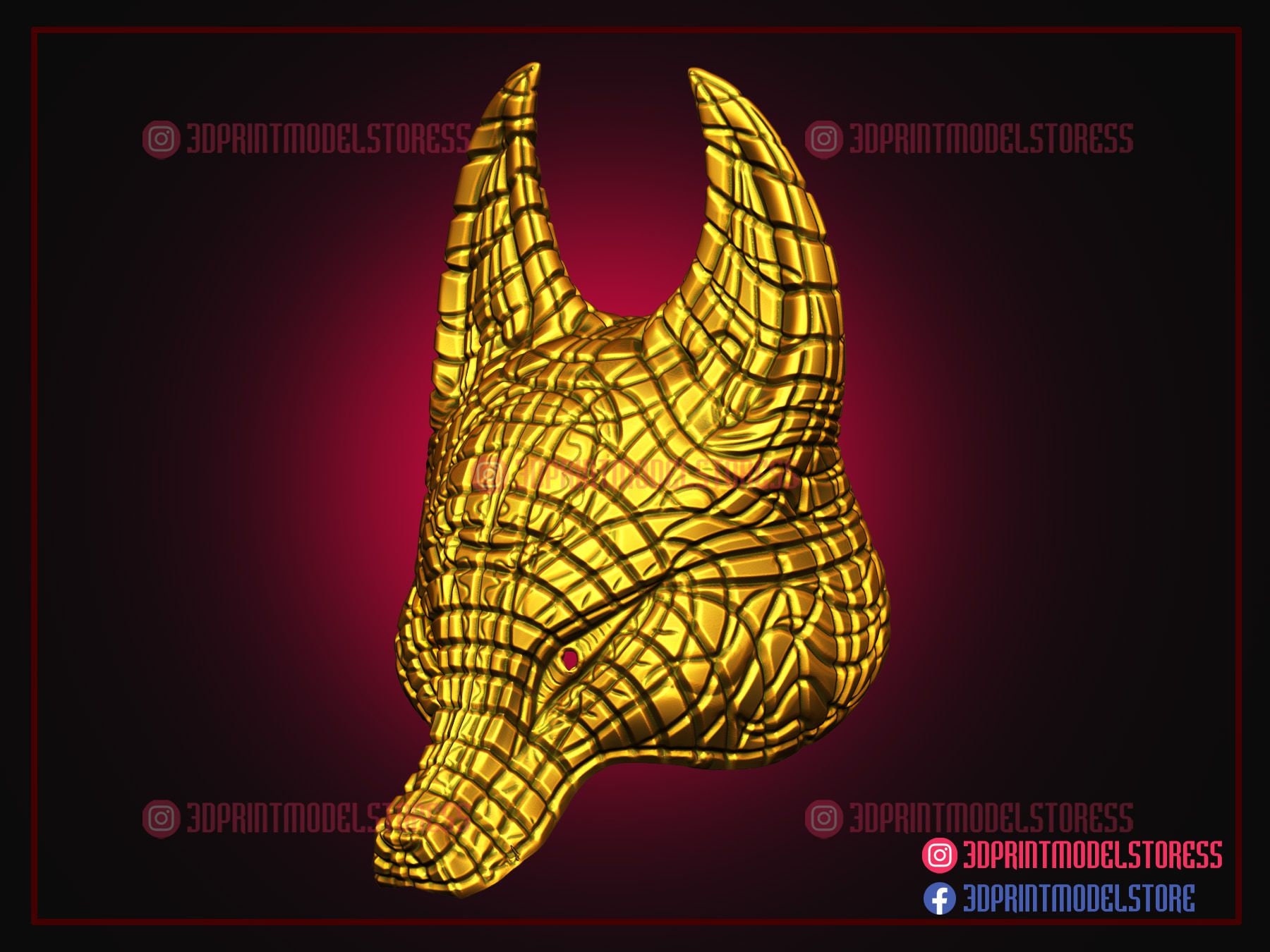 Squid Game Mask Fox Vip Mask Kitsune Mask STL File for 3D - Etsy