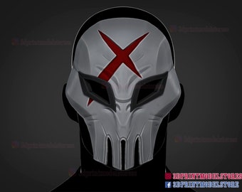 Teen Titans Red X Cosplay Mask 3D Printed - Etsy