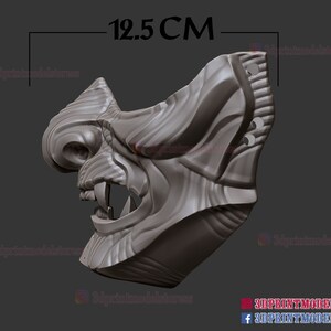 Samurai Sakai Mask - Inspired Ghost of Tsushima Mask - Cosplay Helmet ...