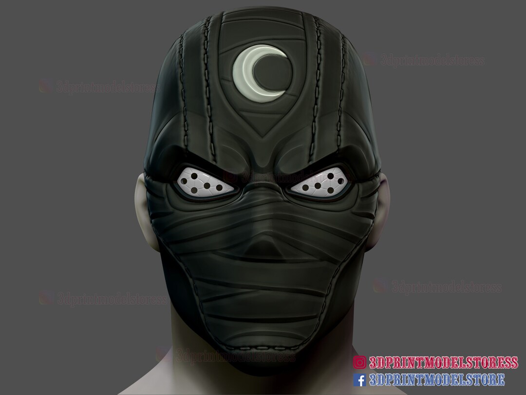 Moon Knight Cosplay Mask - Casque Cosplay Marvel - Modèle d’impression ...