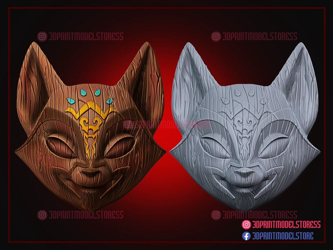 Kena Bridge of Spirits Taro Mask Bug STL Files for 3D - Etsy