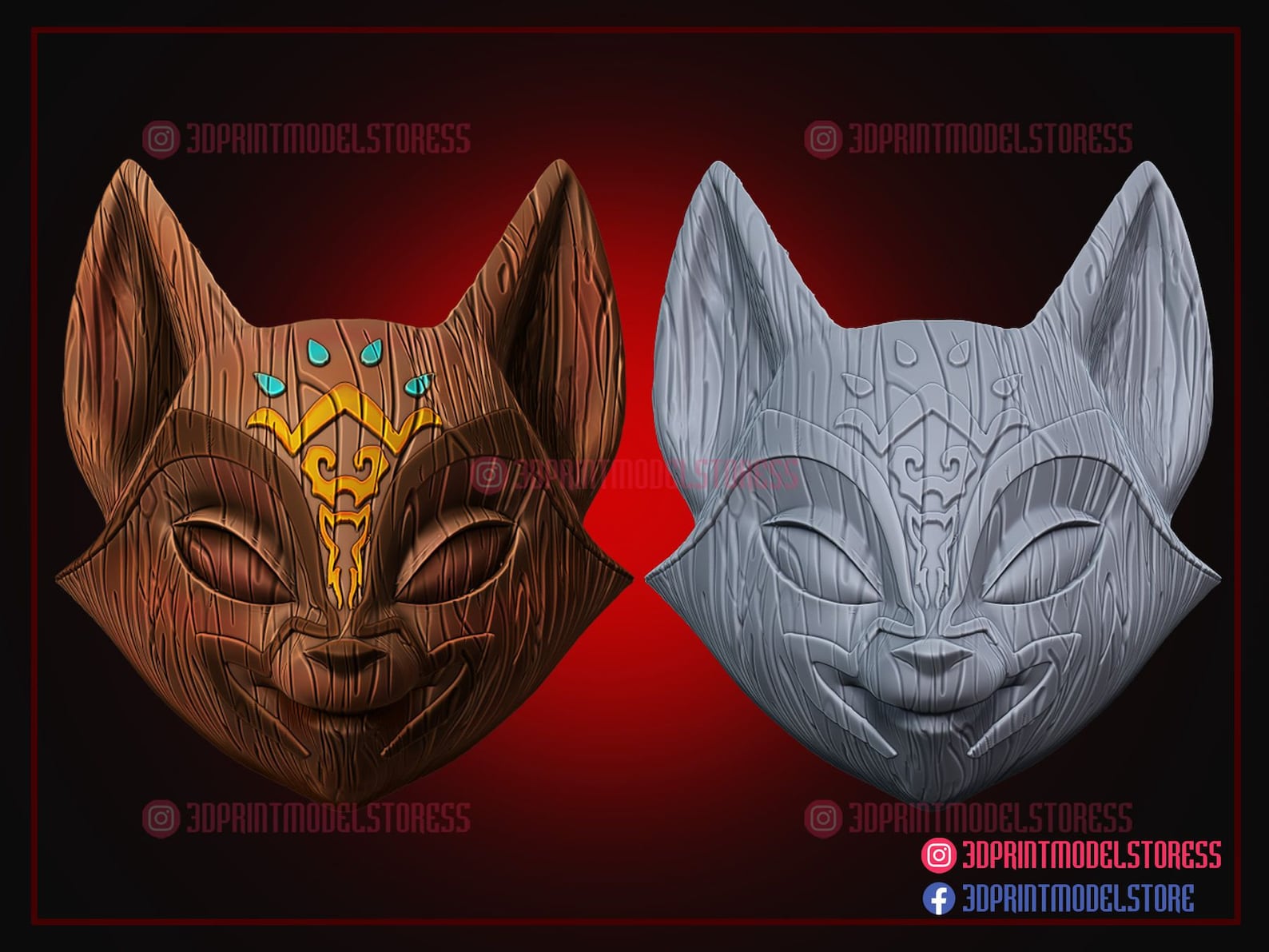 Kena Bridge of Spirits Taro Mask Bug STL Files for 3D - Etsy