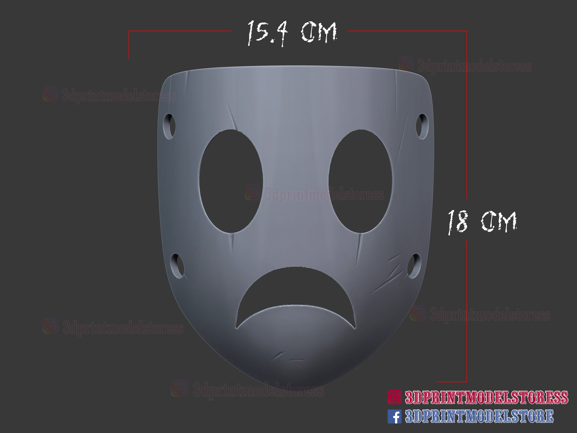 Sniper Mask 3D Print Model Halloween Cosplay Mask STL File | Etsy