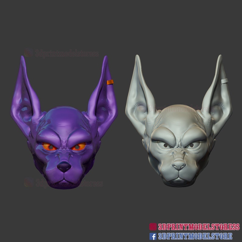 3d Print File Anubis Helmet Sphynx Cat Mask Halloween - Etsy