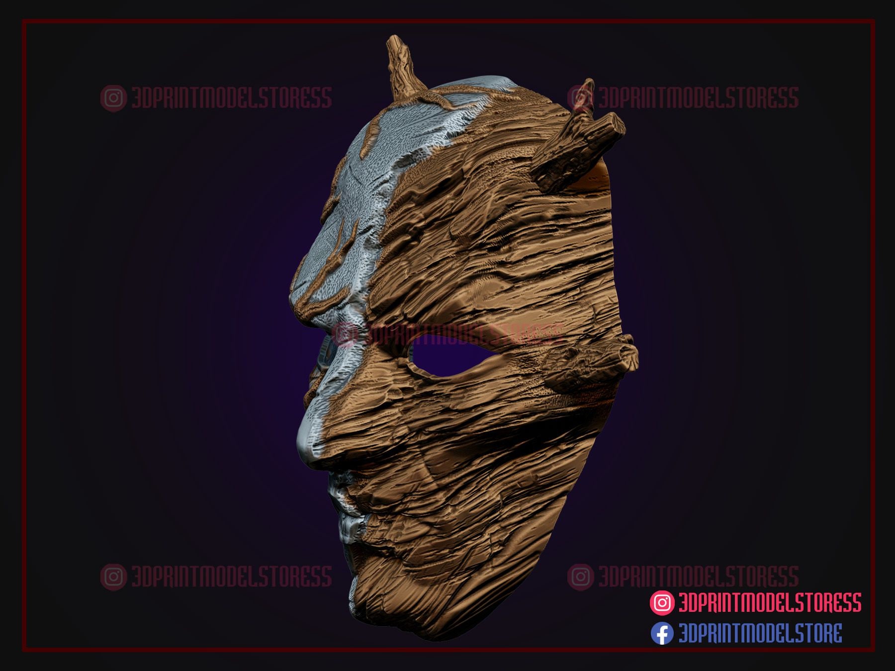 Wraith Mask Cosplay Halloween Costume STL File - Etsy