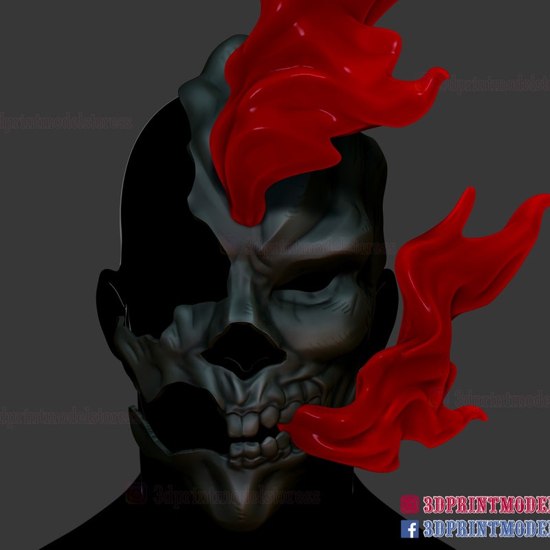 Ghost Rider Mask - Etsy
