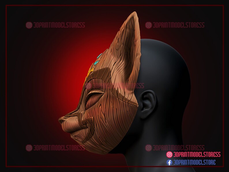 Kena Bridge of Spirits Taro Mask Bug STL Files for 3D - Etsy