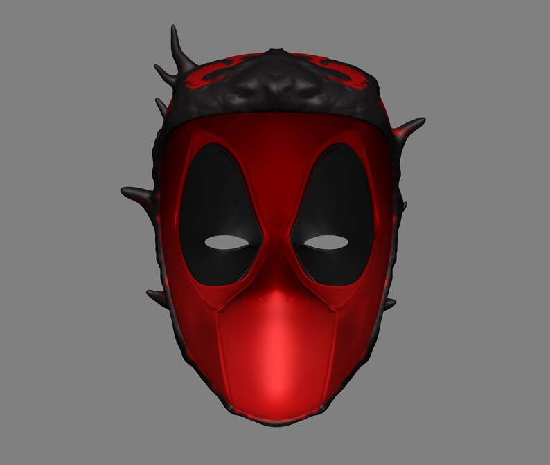 Archivos de impresión 3d Marvel Cosplay Mask Deadpool Face - Etsy España