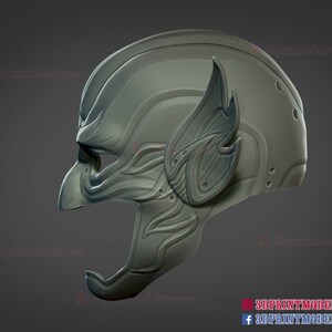 Superhero Cosplay Mask 3D Print Model - Halloween Costume Helmet - STL ...