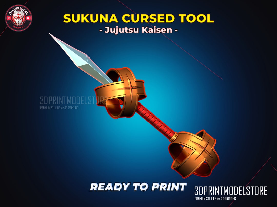 Sukuna Weapon Cursed Technique Tool Jujutsu 3D Print Model STL File - Etsy