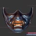 Samurai Sakai Mask - Inspired Ghost of Tsushima Mask - Cosplay Helmet ...