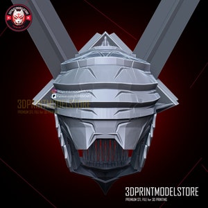 Chainsaw Man Longsword Devil Helmet Cosplay, Props, Anime - 3D Print ...