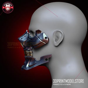 Terminator T-800 Face Mask - Cosplay Halloween Helmet - Hollow Skull ...
