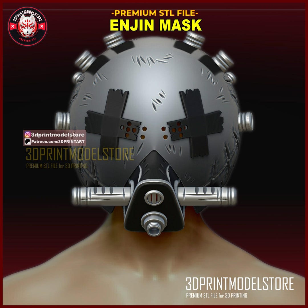 Enjin Full Face Mask Gachiakuta Anime Cosplay Helmet Gas Mask ...