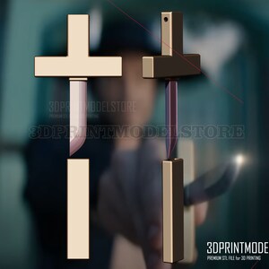 Kogatana Knife Cross Mihawk Weapon One Piece Live Action 3D Print Model ...