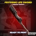 Festering Life Sword Blade Crused Tool Weapon Jujutsu - Etsy
