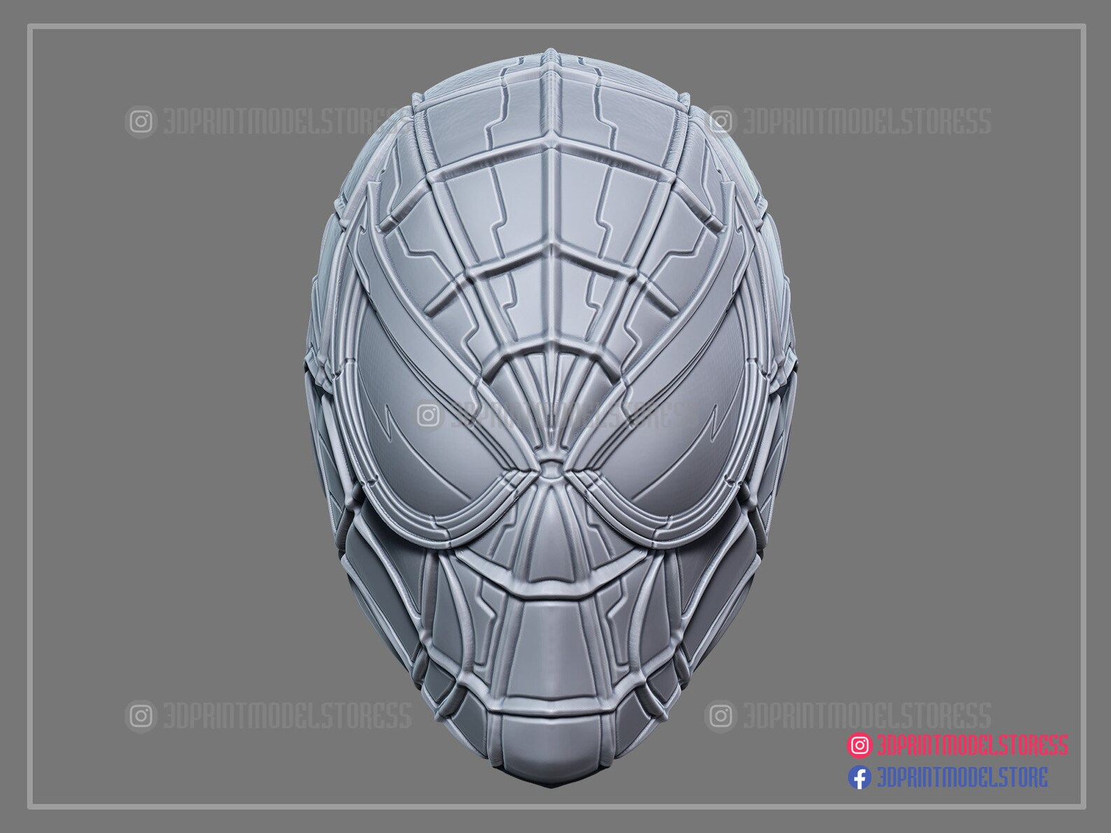 Spiderman Mask Marvel Cosplay Helmet STL File 3D Print - Etsy