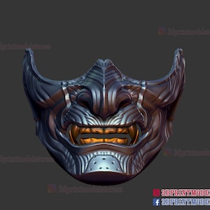 Samurai Sakai Mask - Inspired Ghost of Tsushima Mask - Cosplay Helmet ...