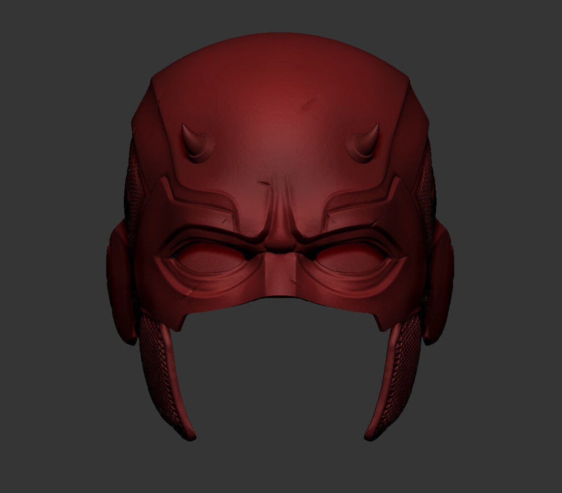 Marvel Cosplay Mask Daredevil Mask Halloween Costume - Etsy