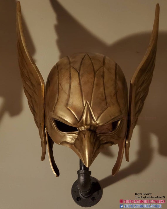 Hawkman Helmet Hawkman Black Adam 3D Print Halloween - Etsy Finland