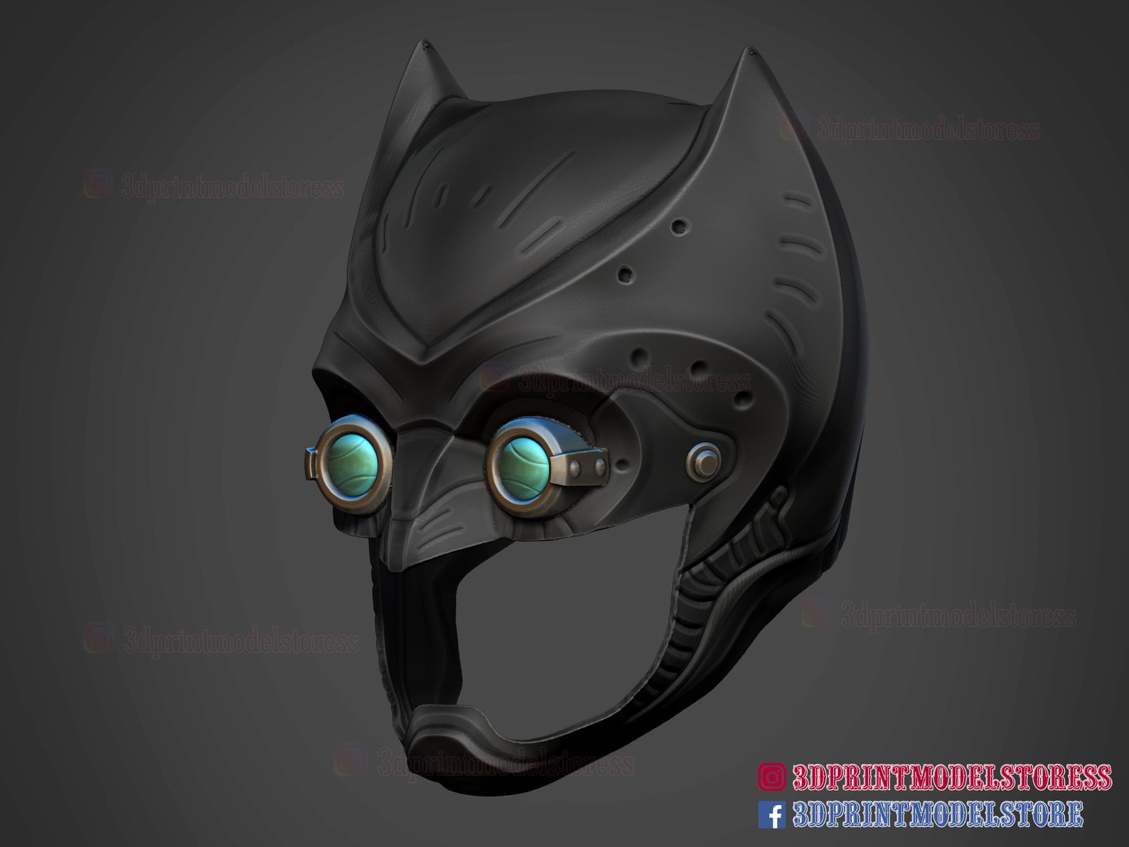 Owlman Helmet Cosplay 3D Print Model - Etsy Hong Kong