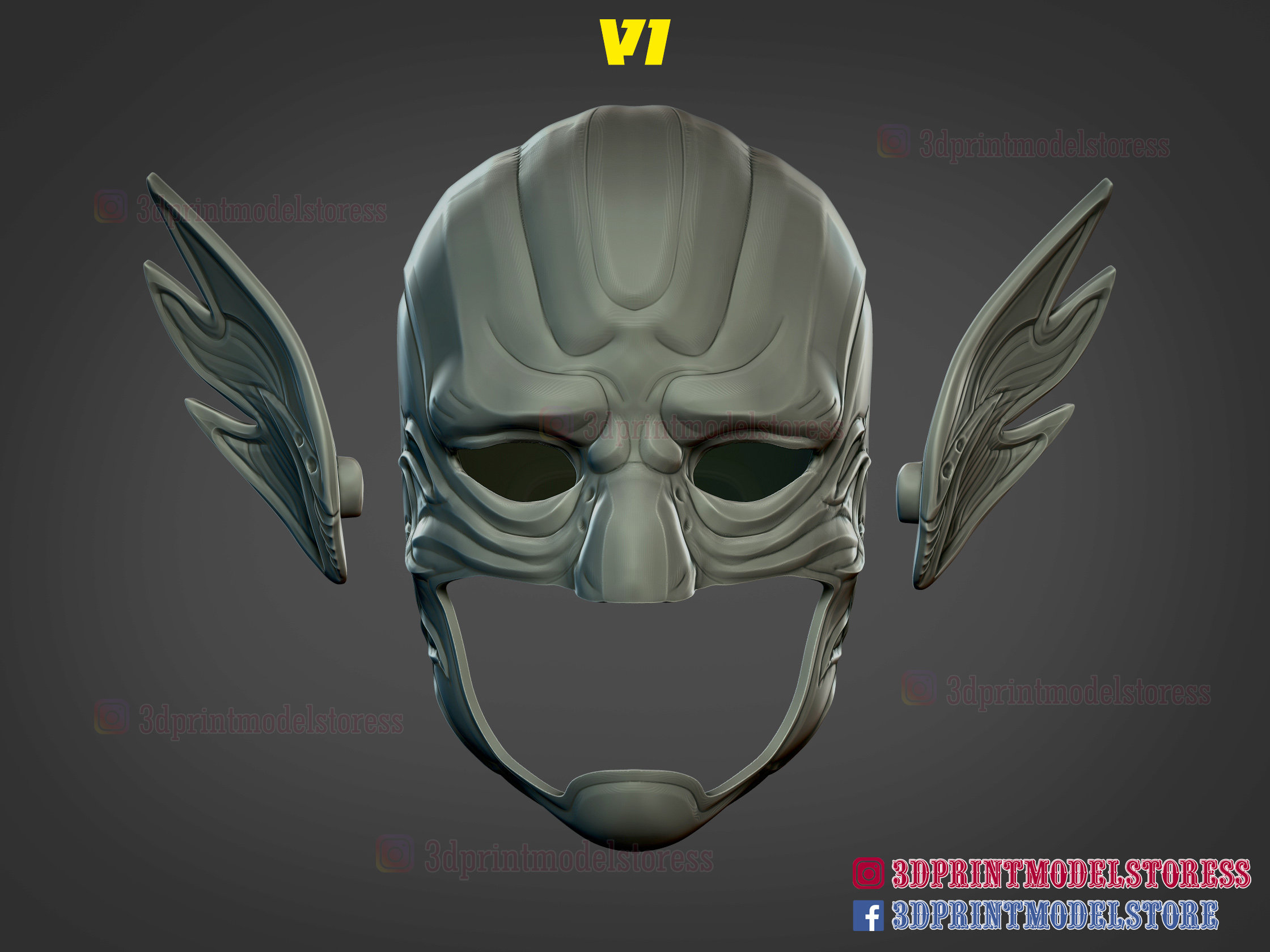 Superhero Cosplay Mask 3D Print Model Halloween Costume - Etsy