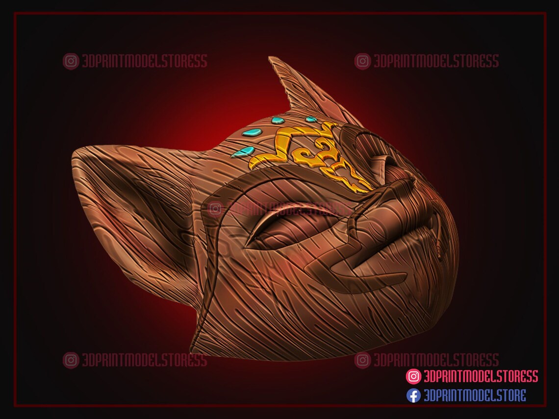 Kena Bridge of Spirits Taro Mask Bug STL Files for 3D - Etsy