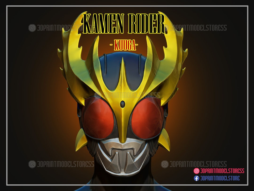 Buy Kamen Rider Kuuga Helmet STL File - 3D Print Model Online in India ...