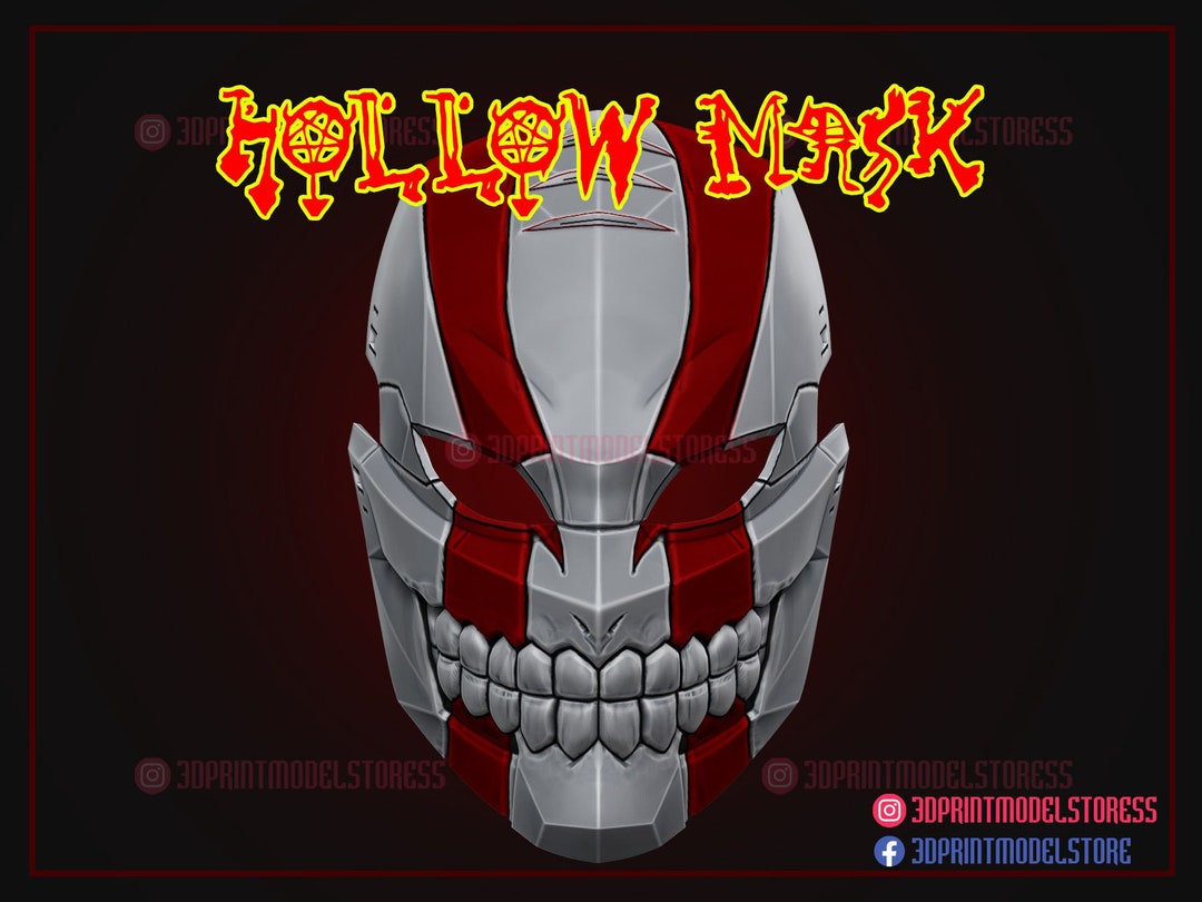 Hollow Mask - Halloween Costume - Custom - Cosplay Mask - STL File - Etsy