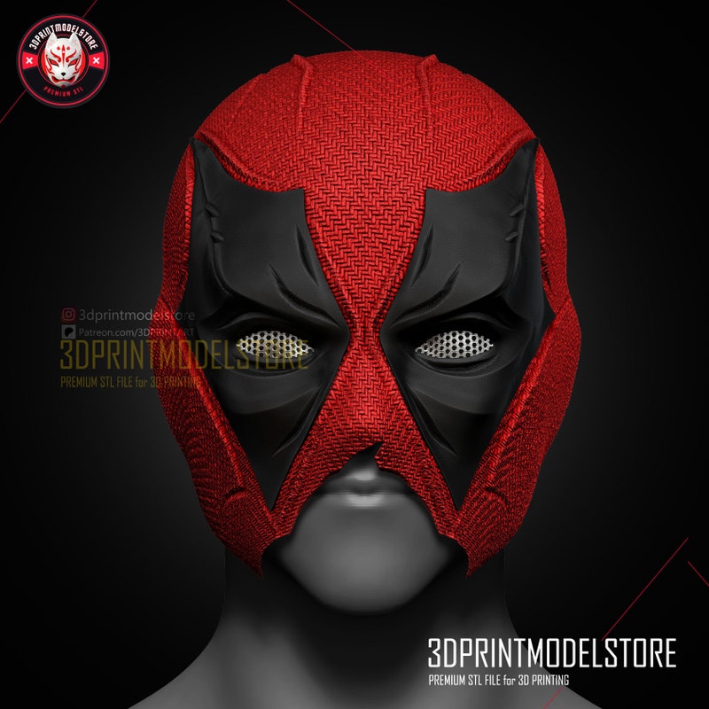 Deadpool mask - Etsy.de