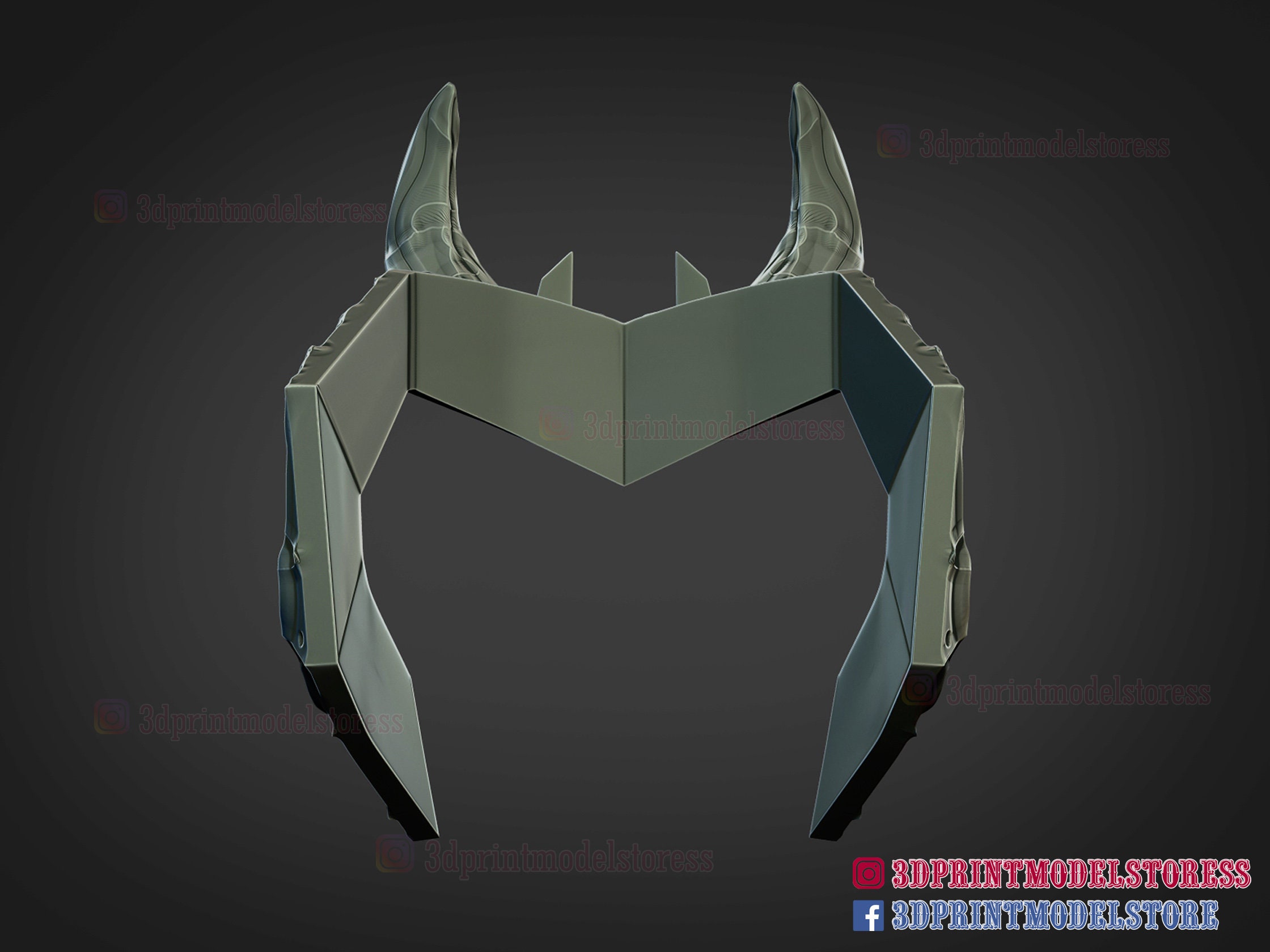 Inspired Loki Crown Marvel Cosplay Mask Loki Headpiece 3D - Etsy