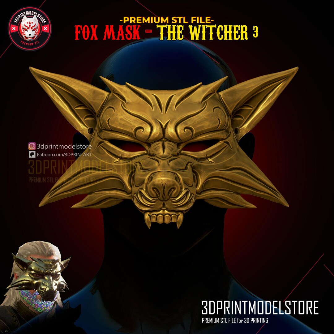Triss Merigold Fox Mask the Witcher 3 Cosplay Halloween - the Wolf Mask ...