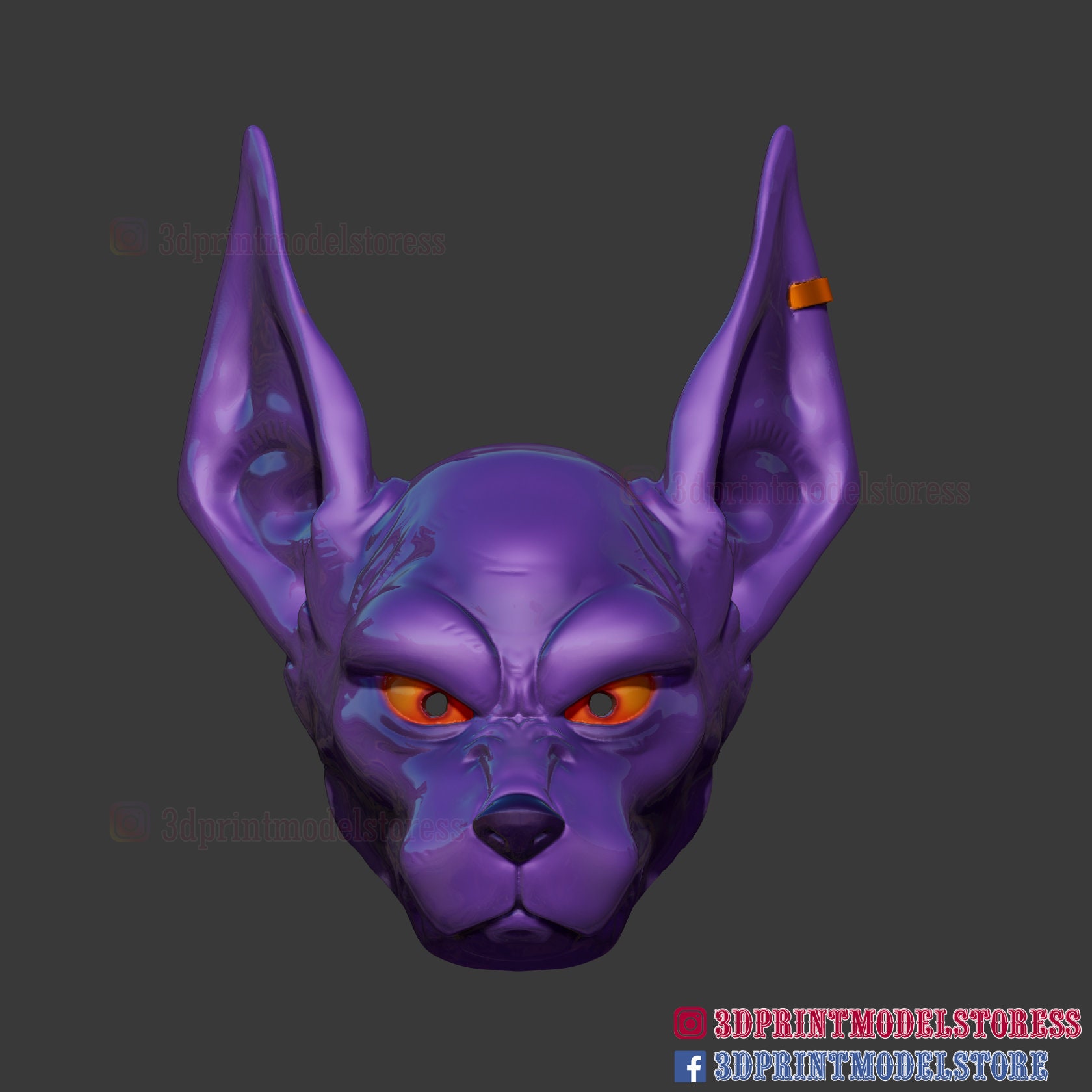 3d Print File Anubis Helmet Sphynx Cat Mask Halloween - Etsy