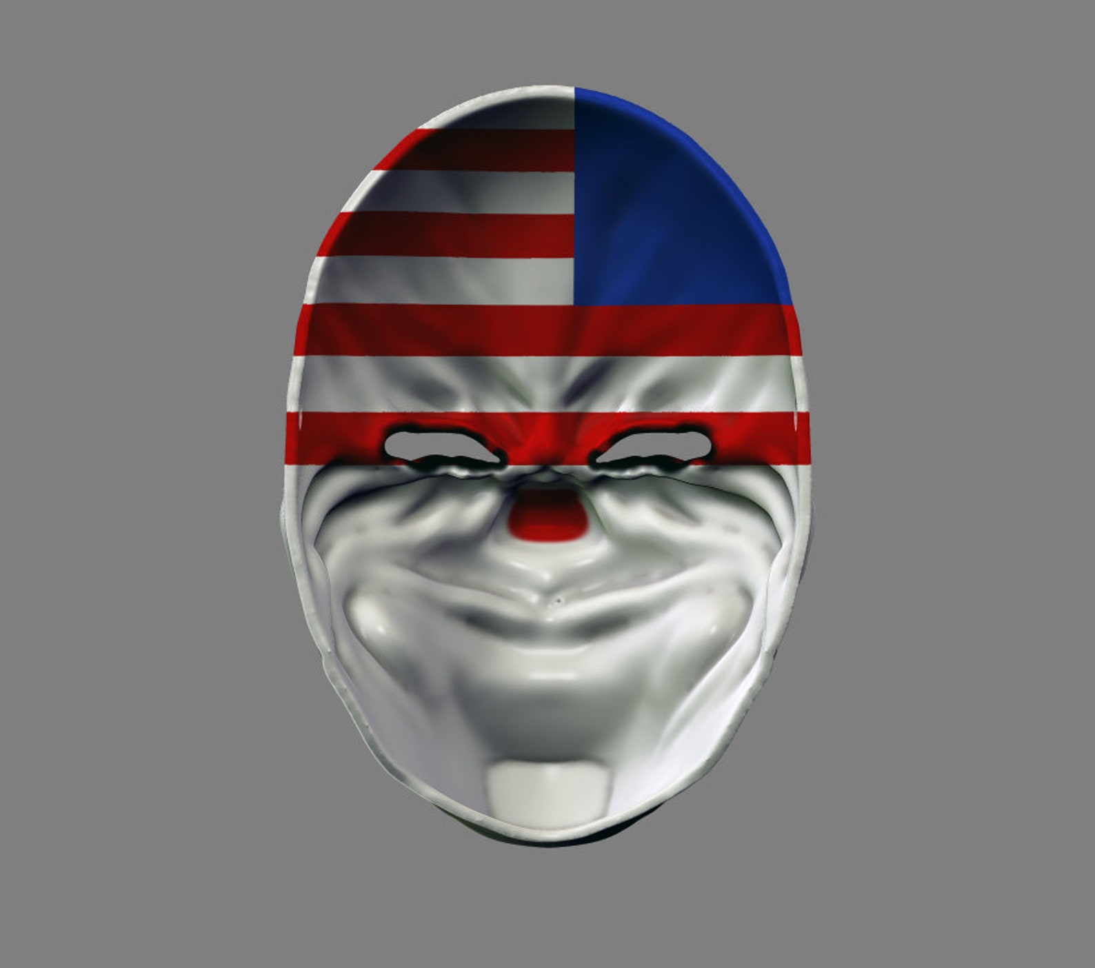 3d Print File Payday 2 Dallas Hoxton Mask Halloween Cosplay - Etsy