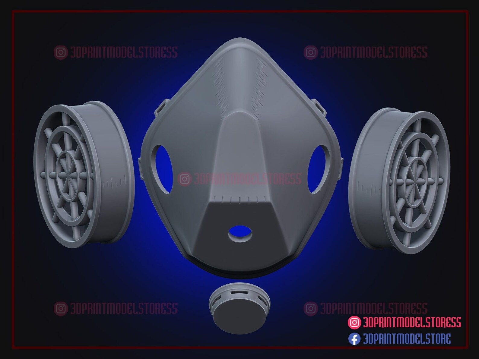 Kaiju No 8 Protective Mask STL File for Cosplay Halloween - Etsy