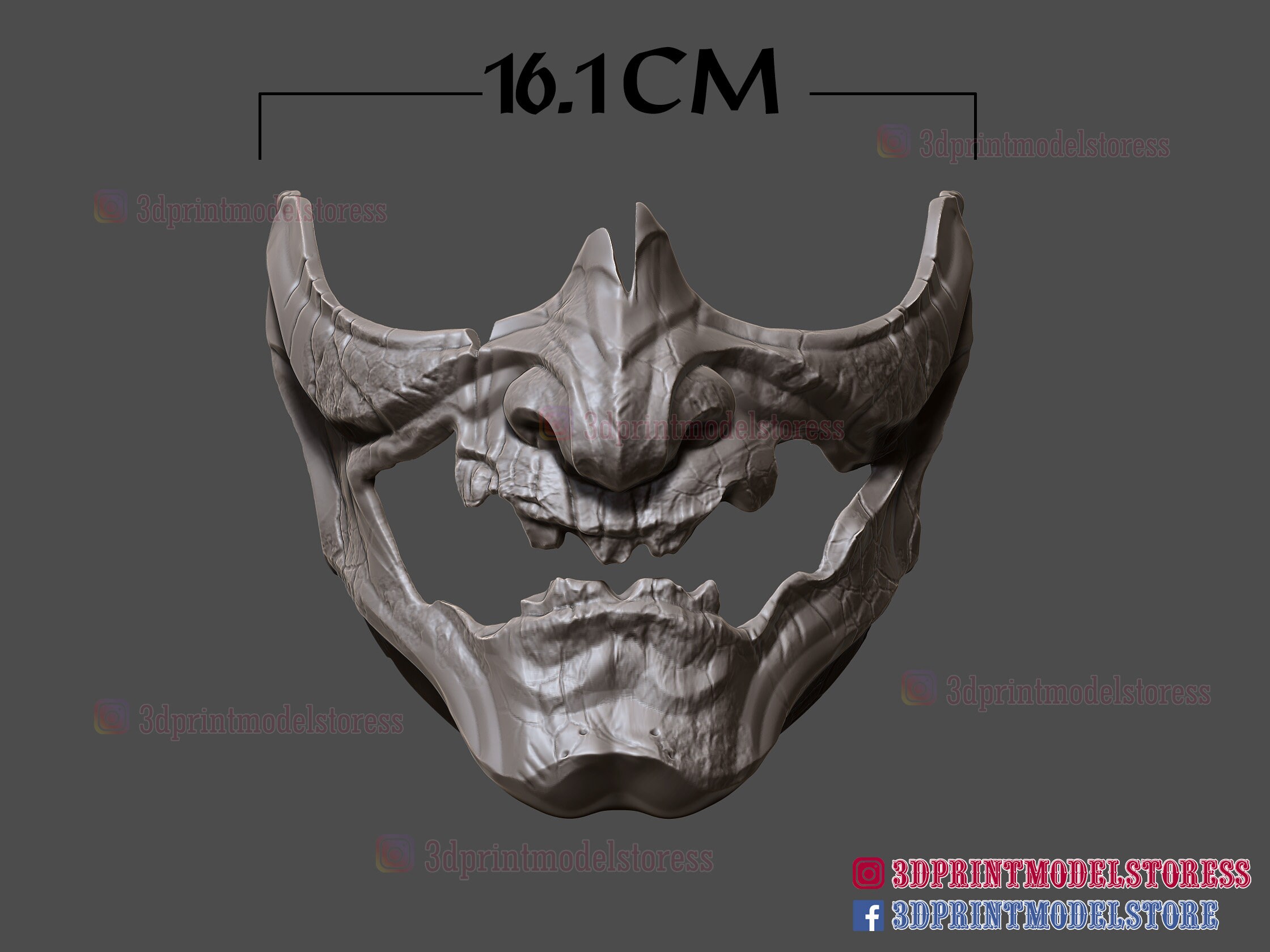 Ghost of Tsushima Cosplay Skeletal Mask Japanese Oni | Etsy