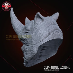 Rhino Helmet Marvel Spiderman Cosplay Mask Halloween Costume - 3D Print ...