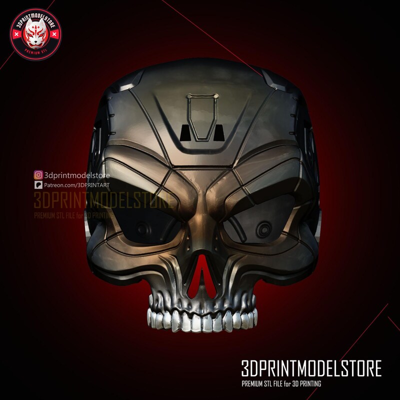 Terminator Skull - Etsy