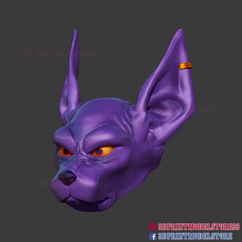3d Print File Anubis Helmet Sphynx Cat Mask Halloween - Etsy