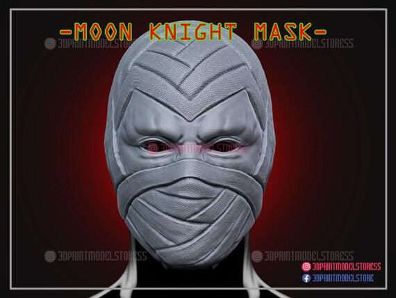 Moon Knight Mask Marvel Cosplay Helmet STL File 3D Print | Etsy