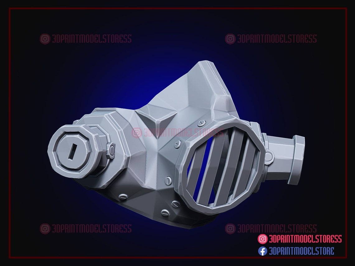 Arcane Enforcer Mask League of Legends Cosplay Mask 3D Print - Etsy