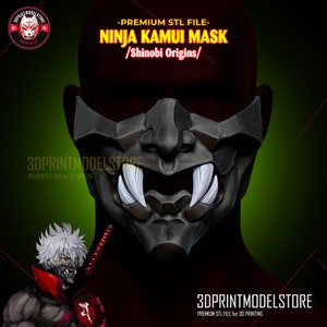 Ninja Kamui Shinobi Origins Mask Cosplay Props - Anime, Video Game ...
