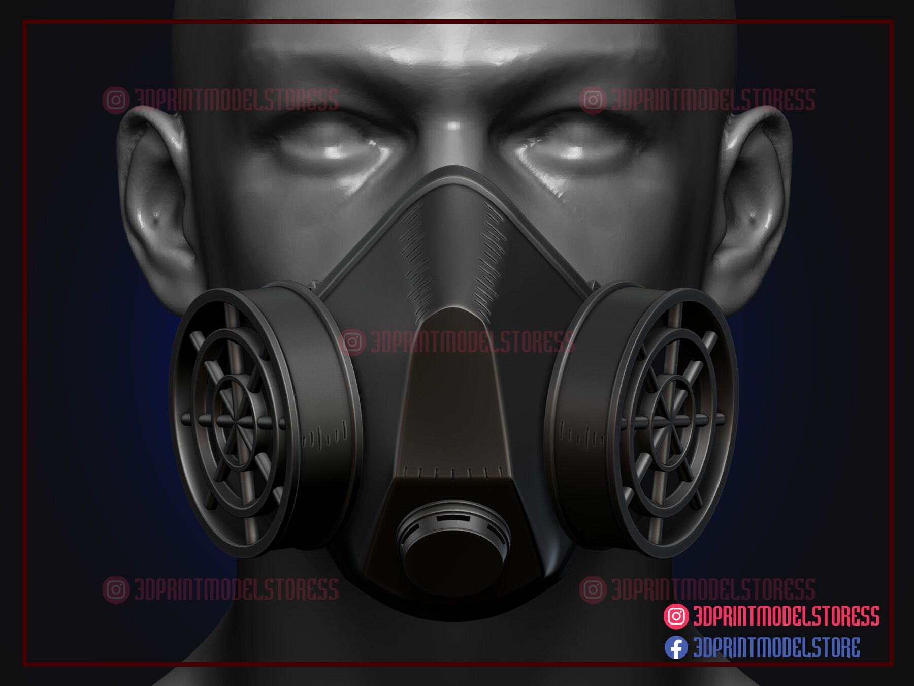 Kaiju No 8 Protective Mask STL File for Cosplay Halloween - Etsy