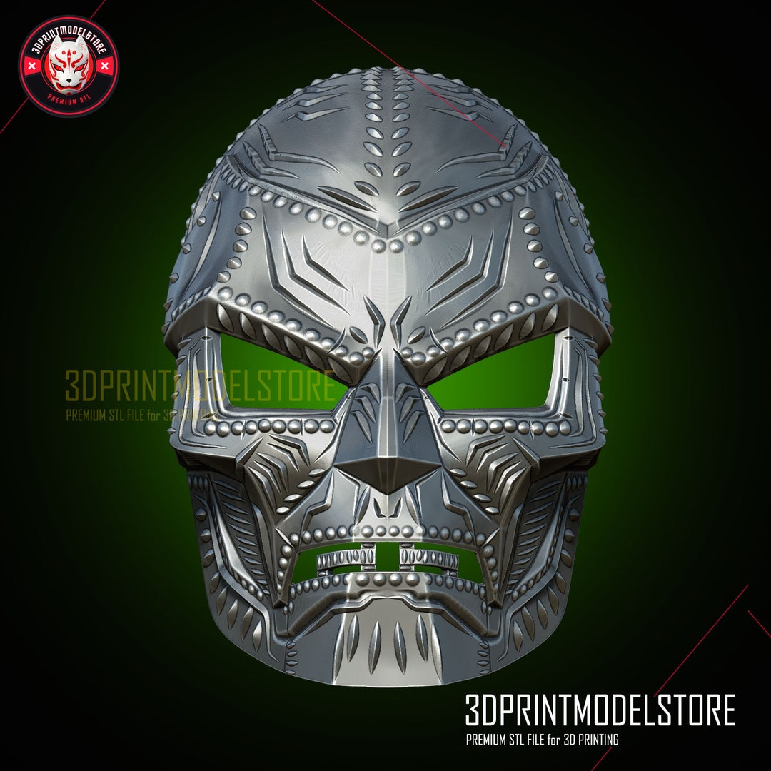 Marvel Dr Doom Cosplay Mask STL File Cosplay Helmet Props 3D Print ...